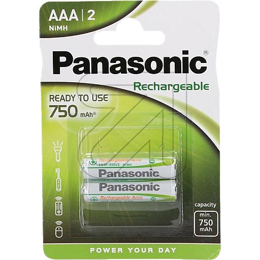 Taaslaetavad patareid AAA 1,2V PANASONIC - Sike Agri