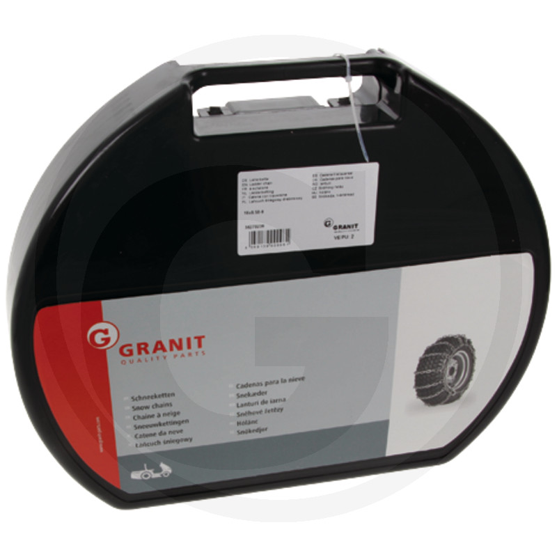 Lumeketid 18x9,5-8 2tk GRANIT - Sike Agri