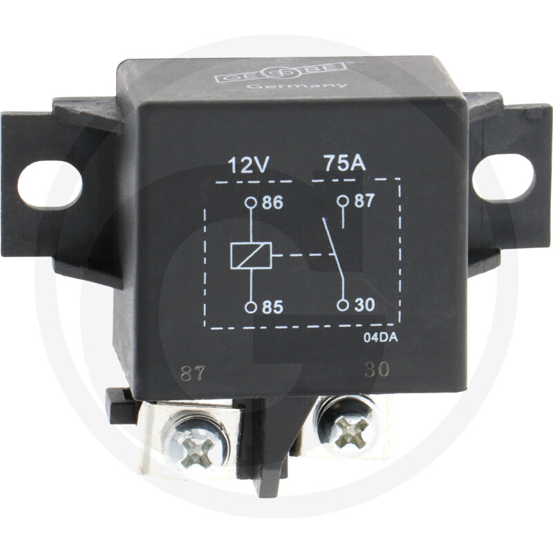 Relee 12V 35A/25A 5-PIN NH, Case IH - Sike Agri