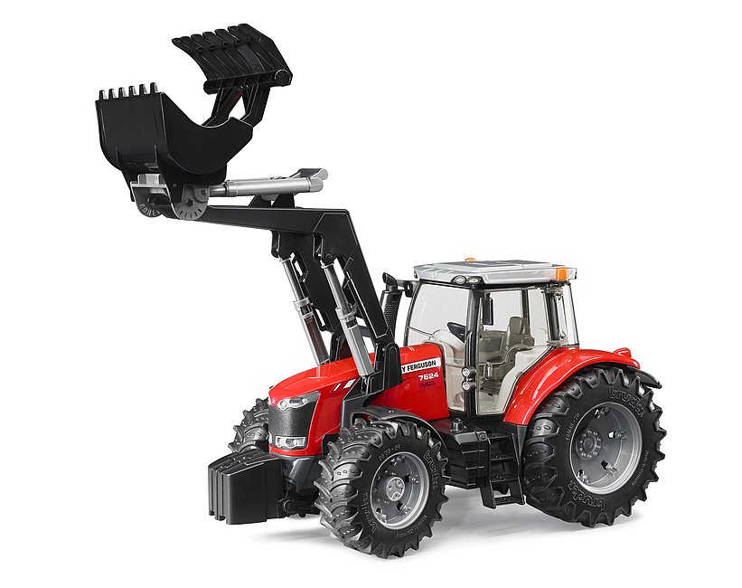 Traktor MASSEY FERGUSON + laadur BRUDER - Sike Agri