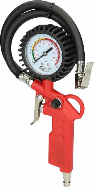 Rehvipüstol manomeetriga 490mm KS-TOOLS - Sike Agri