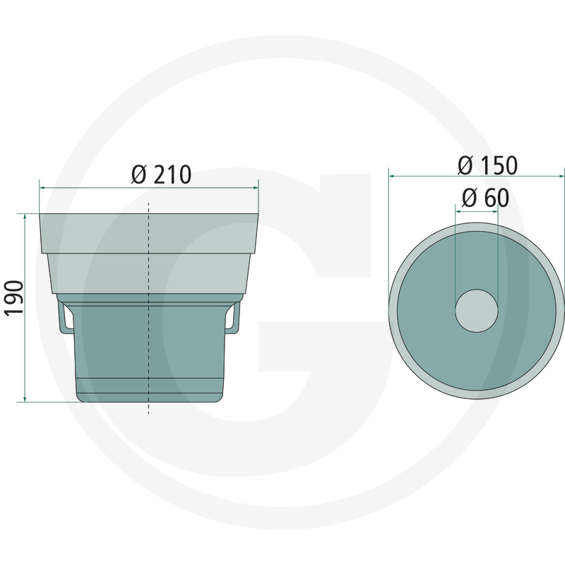Kardaani kaitse (Type 70) 60x150x210mm - Sike Agri