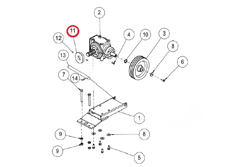 Rihmaratas d80mm (37105) - Sike Agri