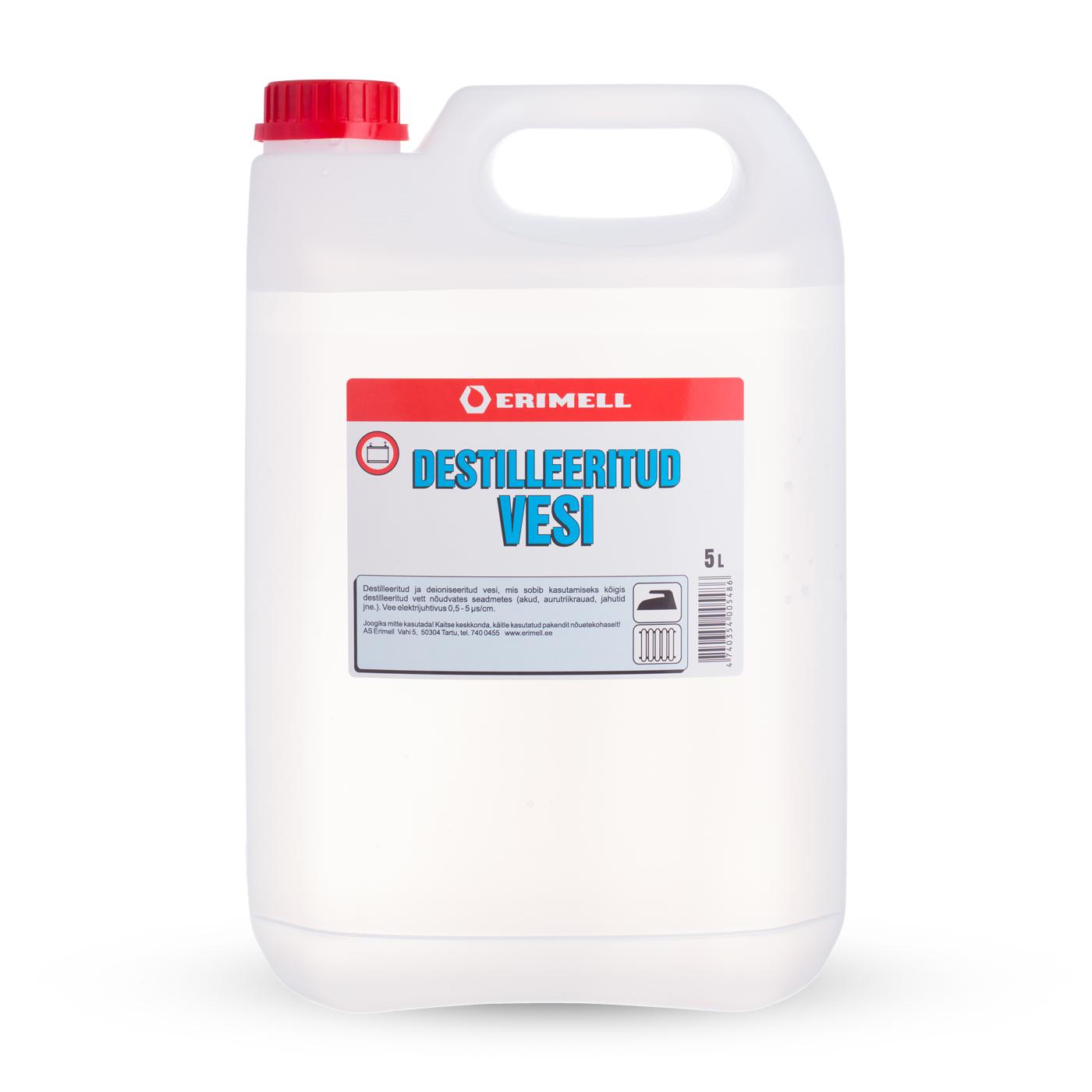Destilleeritud vesi (akuvesi) 5L - Sike Agri
