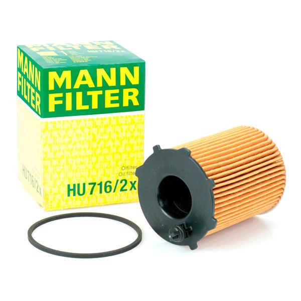 Õlifilter HU716/2X MANN-FILTER - Sike Agri