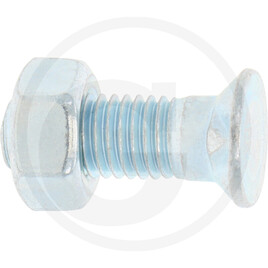 Polt+mutter M12x35 10,9 (liblik 20mm) - Sike Agri